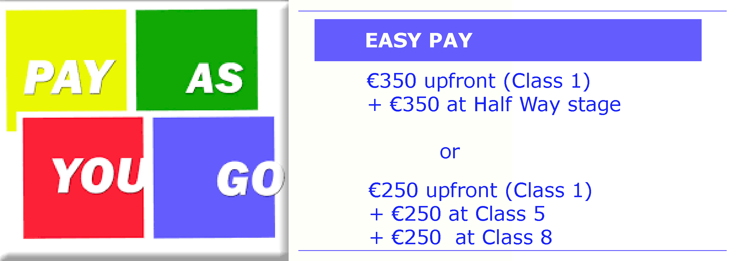 Course Prices – ECDL Cork